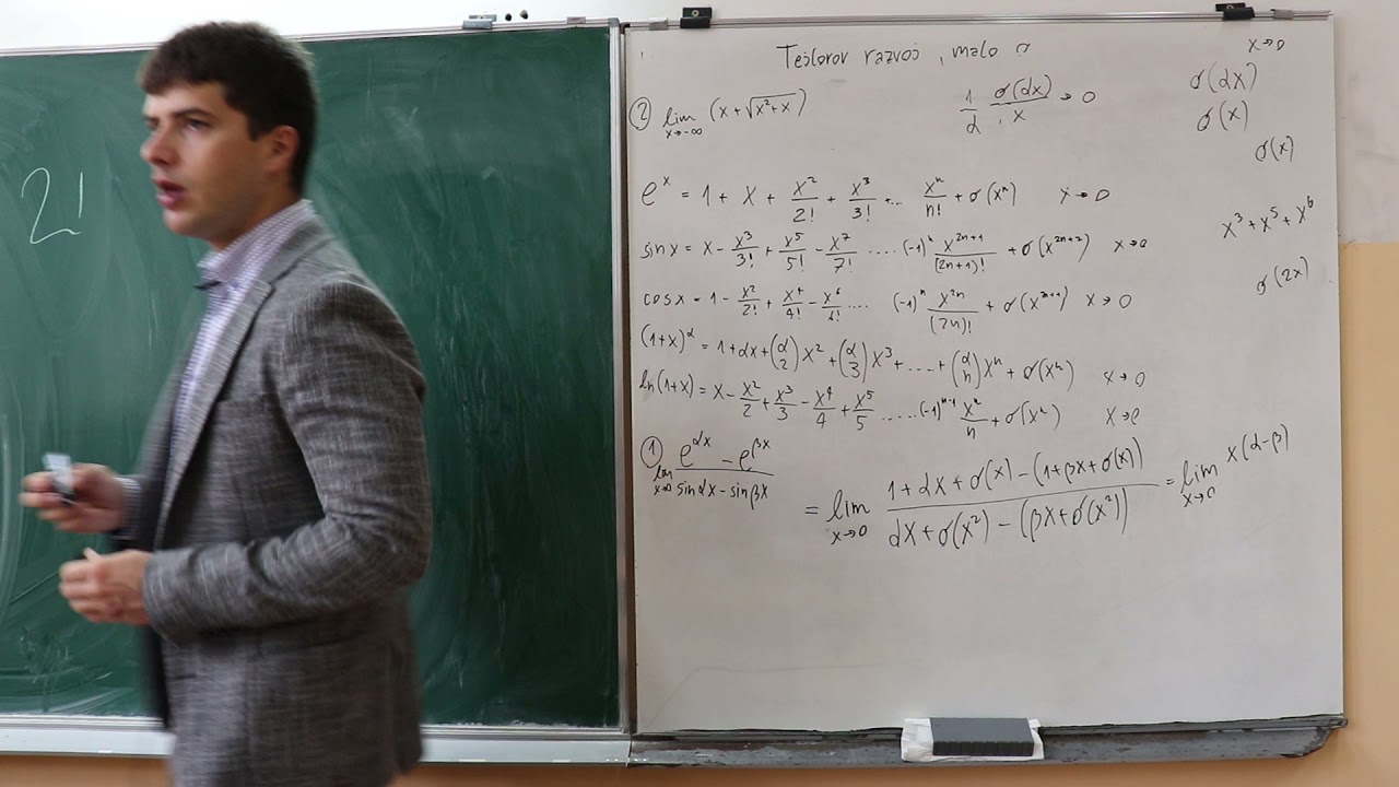 Tejlorov razvoj - racunanje limesa - YouTube