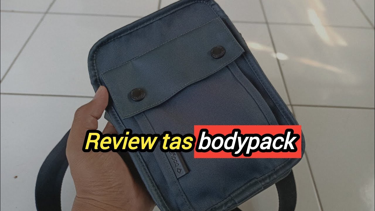 Review tas bodypack cavalary travel pouch - YouTube