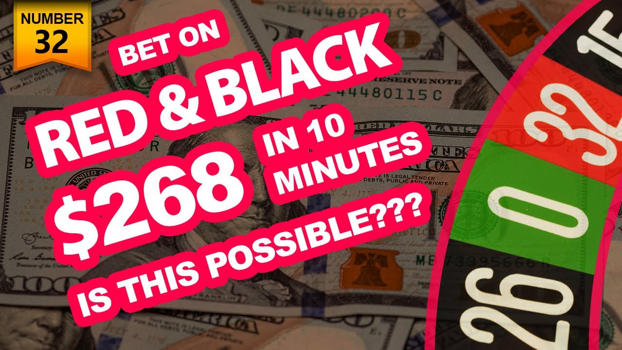 RED AND BLACK ROULETTE STRATEGY $268 IN 10 MINUTES - Bet With MO - YouTube