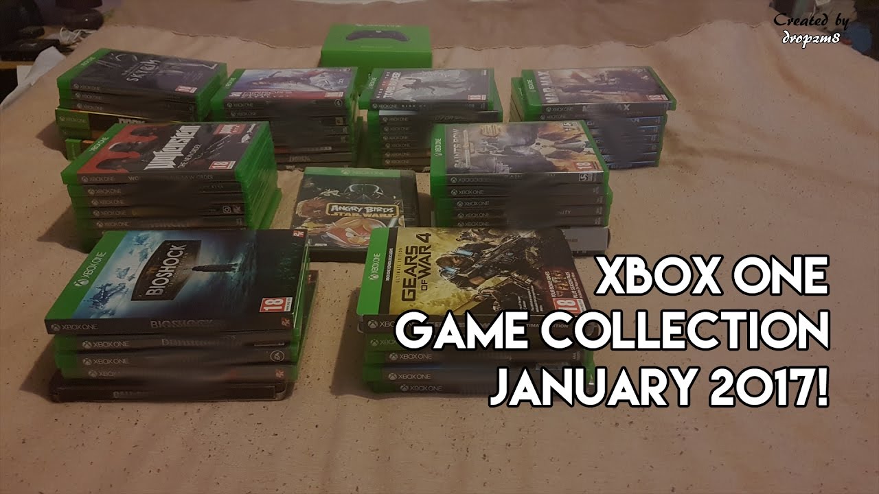 Xbox One Game Collection - January 2017 - YouTube