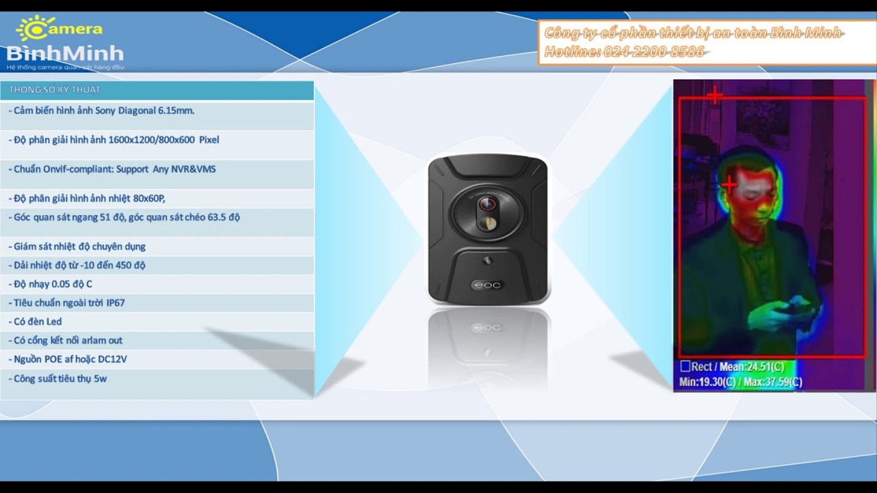Giới Thiệu Camera Tầm Nhiệt EOC Tech Korea - HI8060MW - YouTube