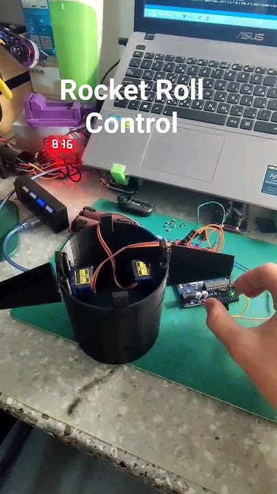 Roll control | part 1 #rocket #3dprinting #servomotors #diy #roll #control #arduino - YouTube