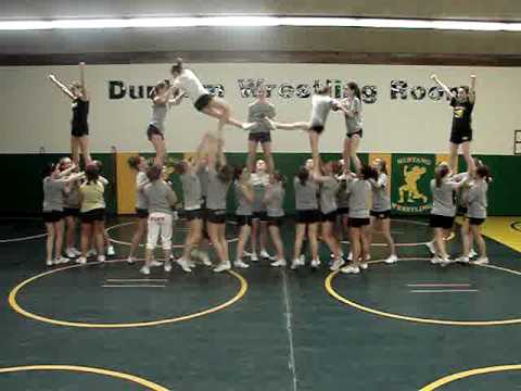 Cheer Stunt: Double twisting ball back - YouTube