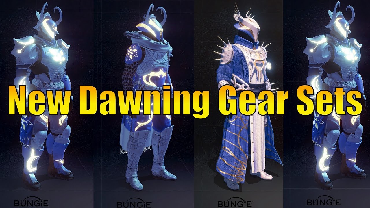 Destiny - NEW Class Gear Sets Coming With The Dawning (AMAZING Gear ...