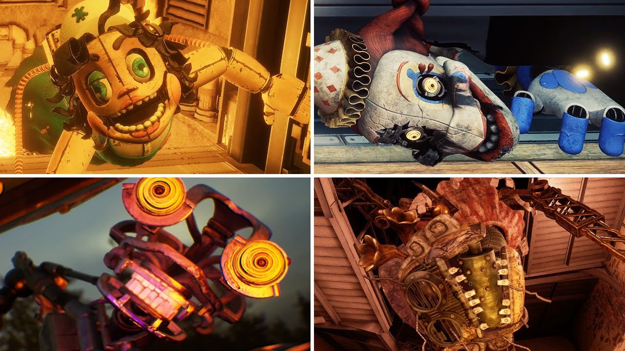 FNAF Secret Of the Mimic - All Animatronics Destroyed By Arnold - YouTube