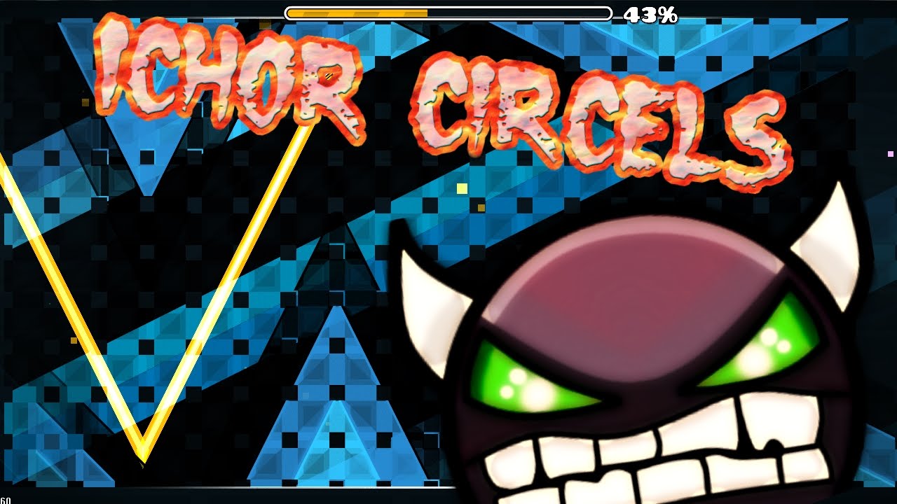Geometry dash 2.0 | [Demon?] Ichor Circles by (me) - YouTube