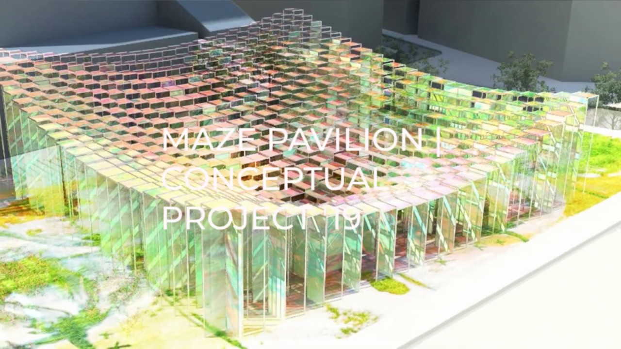 MAZE PAVILION | CONCEPTUAL PROJECT - YouTube
