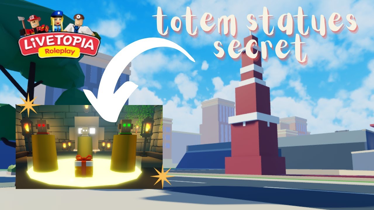 NEW HIDDEN TOTEMS STATUE SECRET- LIVETOPIA SECRETS // UPDATE 72 ...