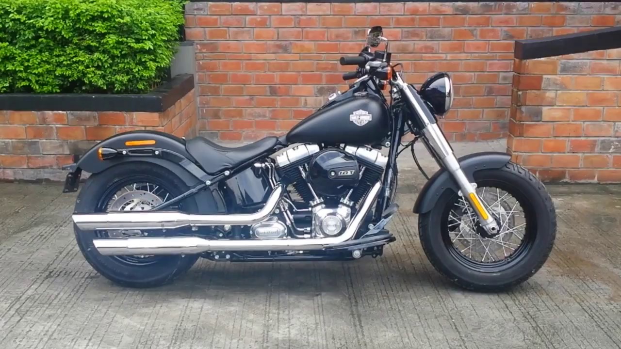 2016 Harley-Davidson FLS Softail Slim - YouTube