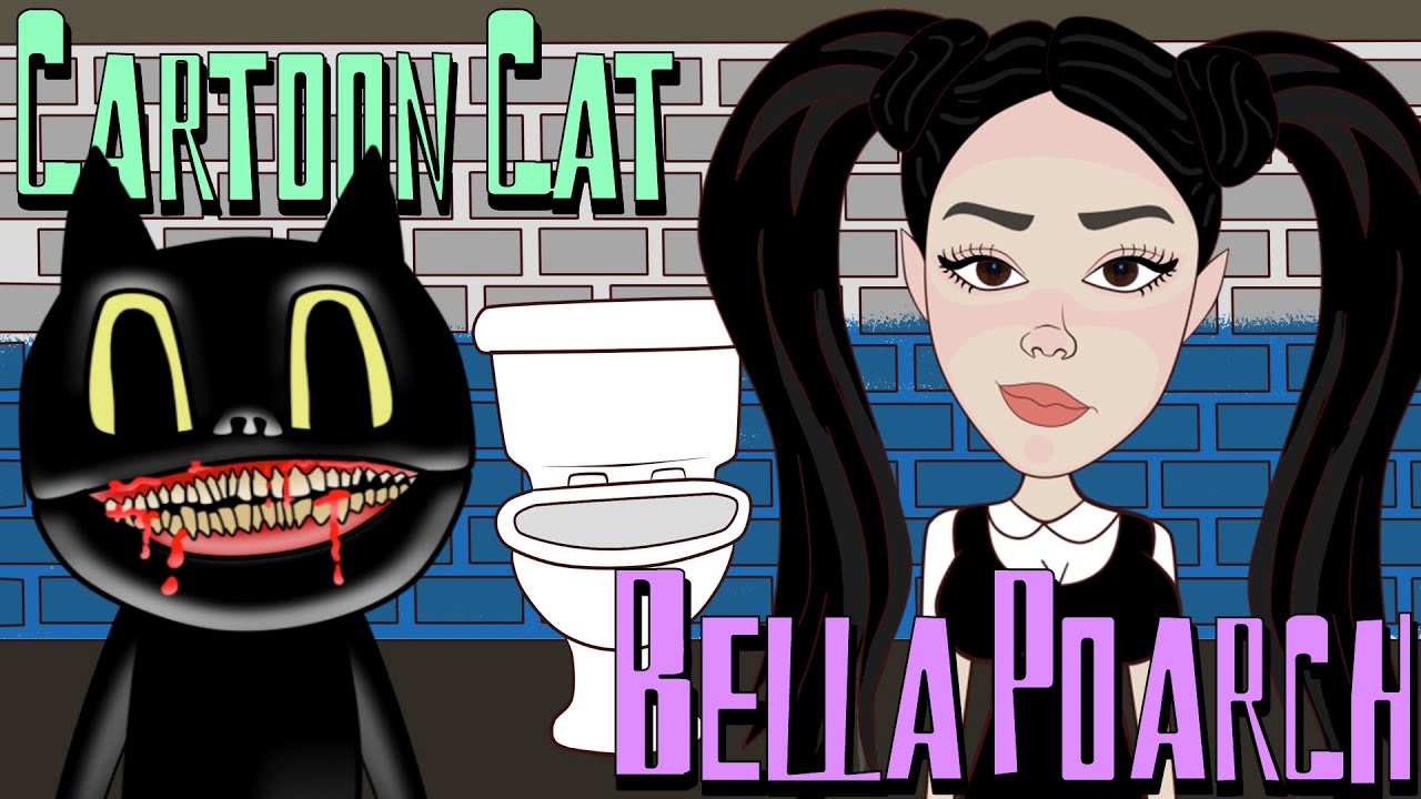 BELLA POARCH Vs CARTOON CAT : cats are liquid ? - YouTube