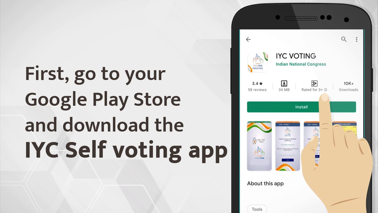 IYC Self Voting app step by step tutorial - YouTube