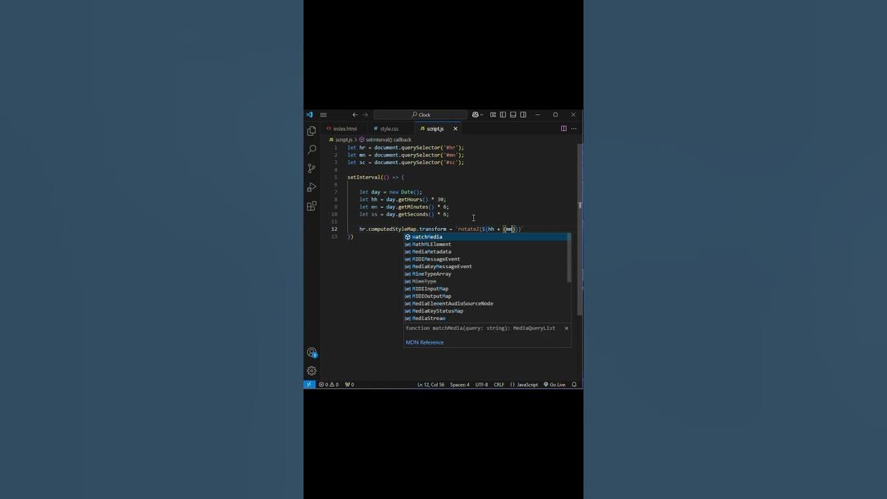 Make Analog Watch Using Html Css And Javascript Coding Howtomakewebsiteusinghtmlandcss