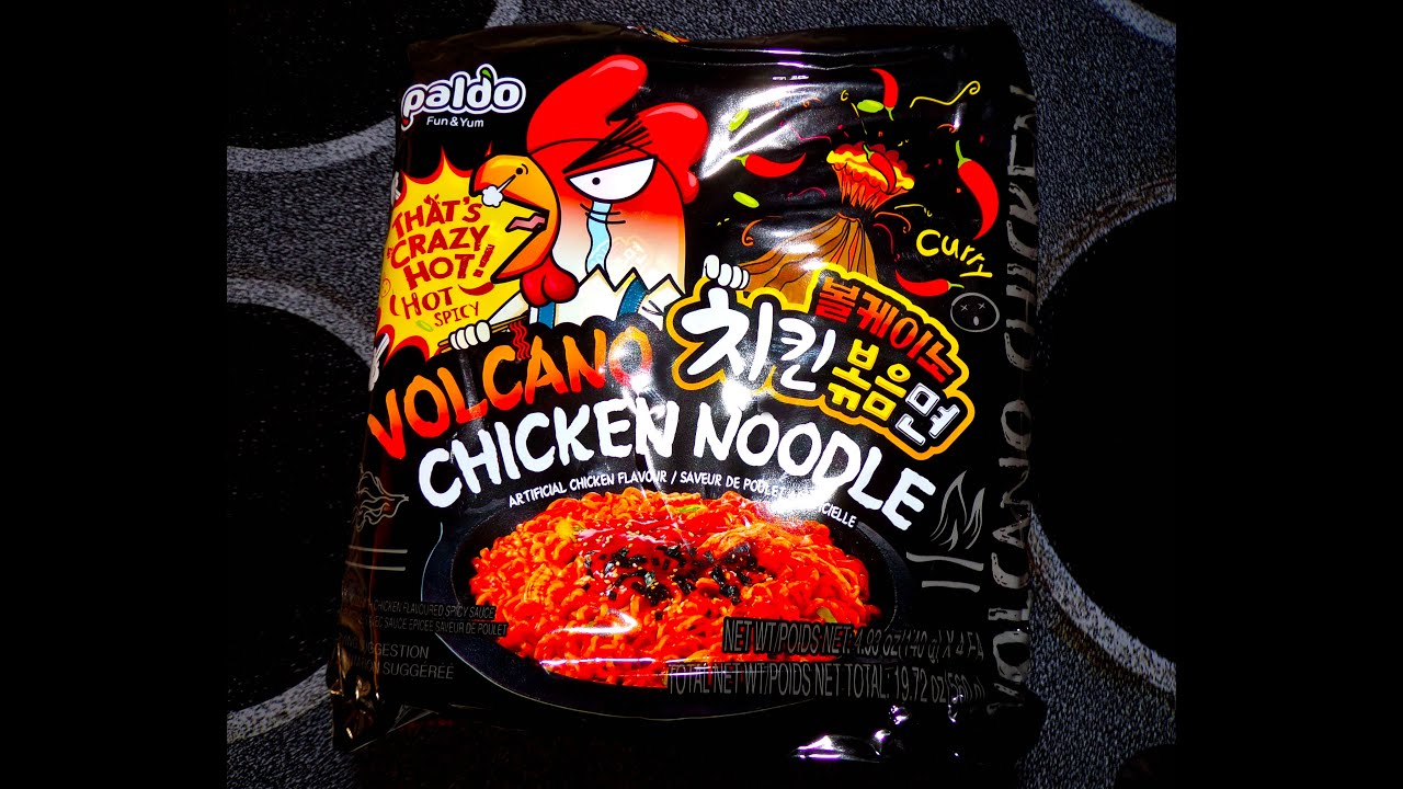 Volcano Hot Fire Ramen | Paldo Fun & Yum Ramen - YouTube