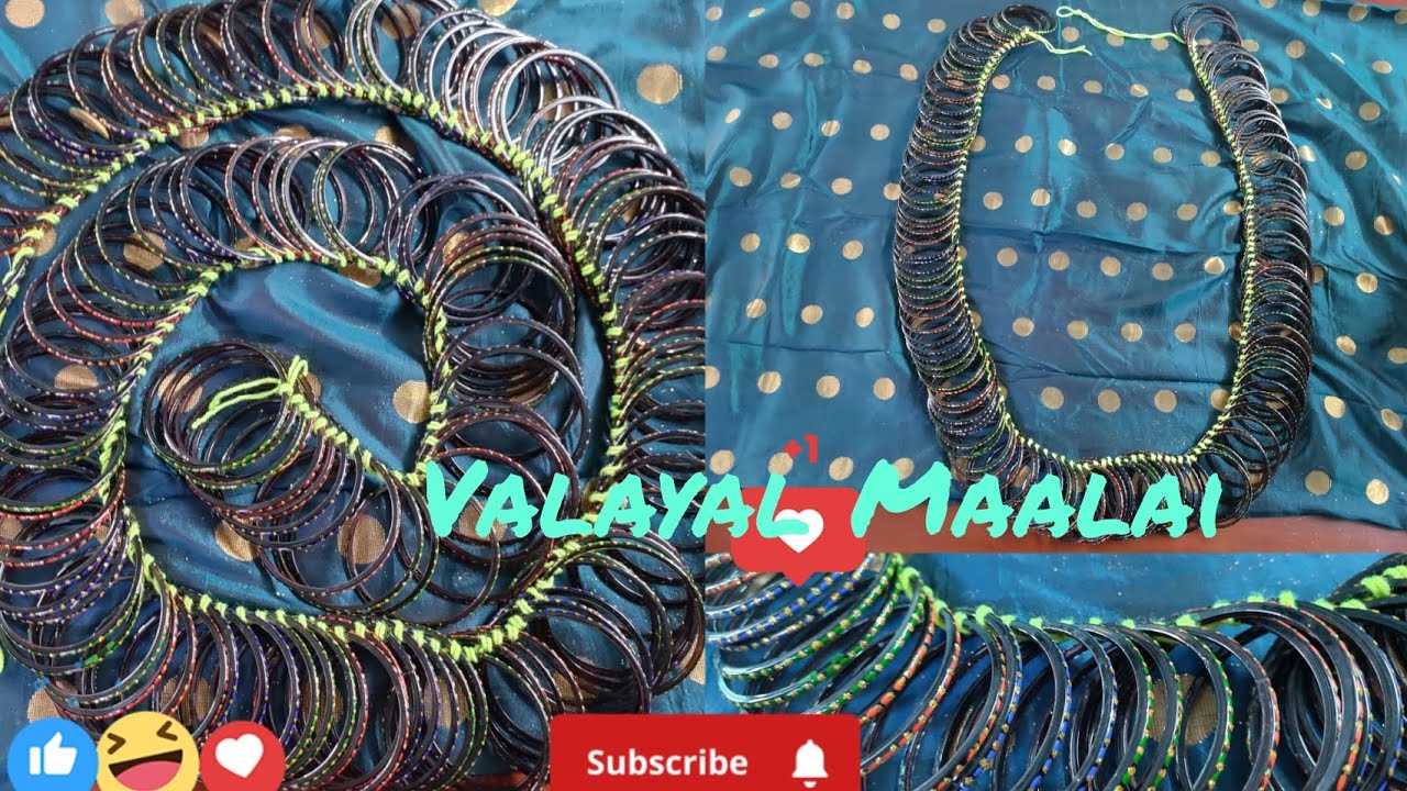 Valayal Maalai 🌺 How to make bangle maalai 🏵️Wishes come true 🌟 # ...