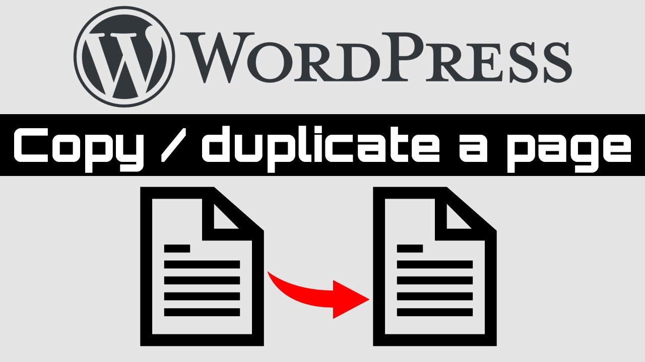 How to copy / duplicate a page or post in Wordpress! Quick & easy ...
