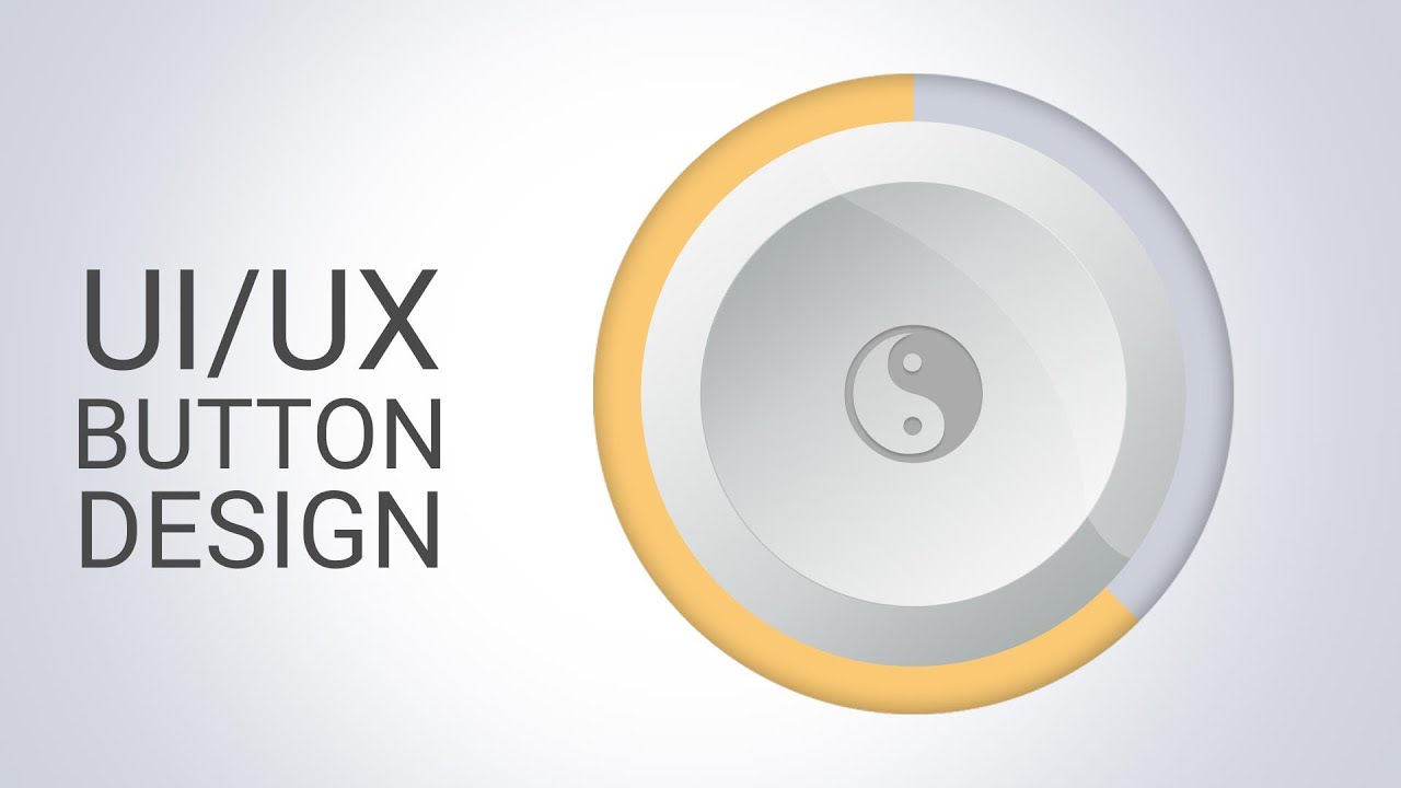 Ui Design Tutorial For Beginners| Button Design - Youtube