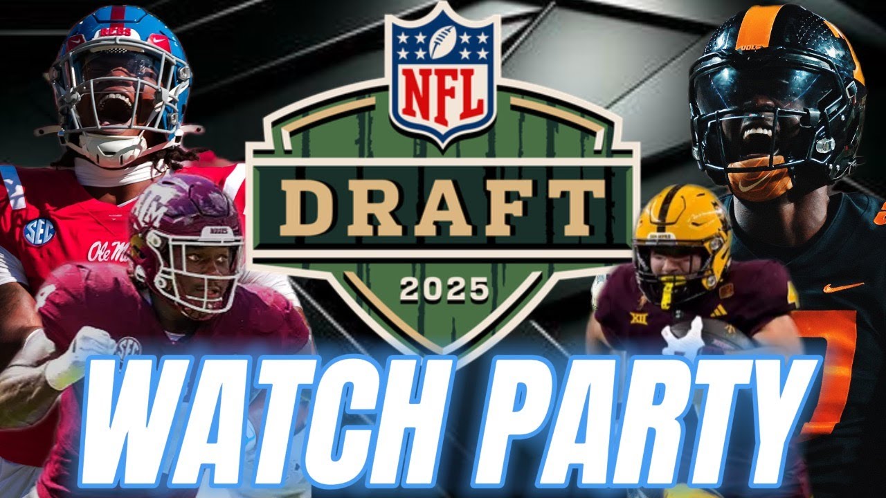 2025 NFL Draft Day 1 WATCH PARTY - YouTube