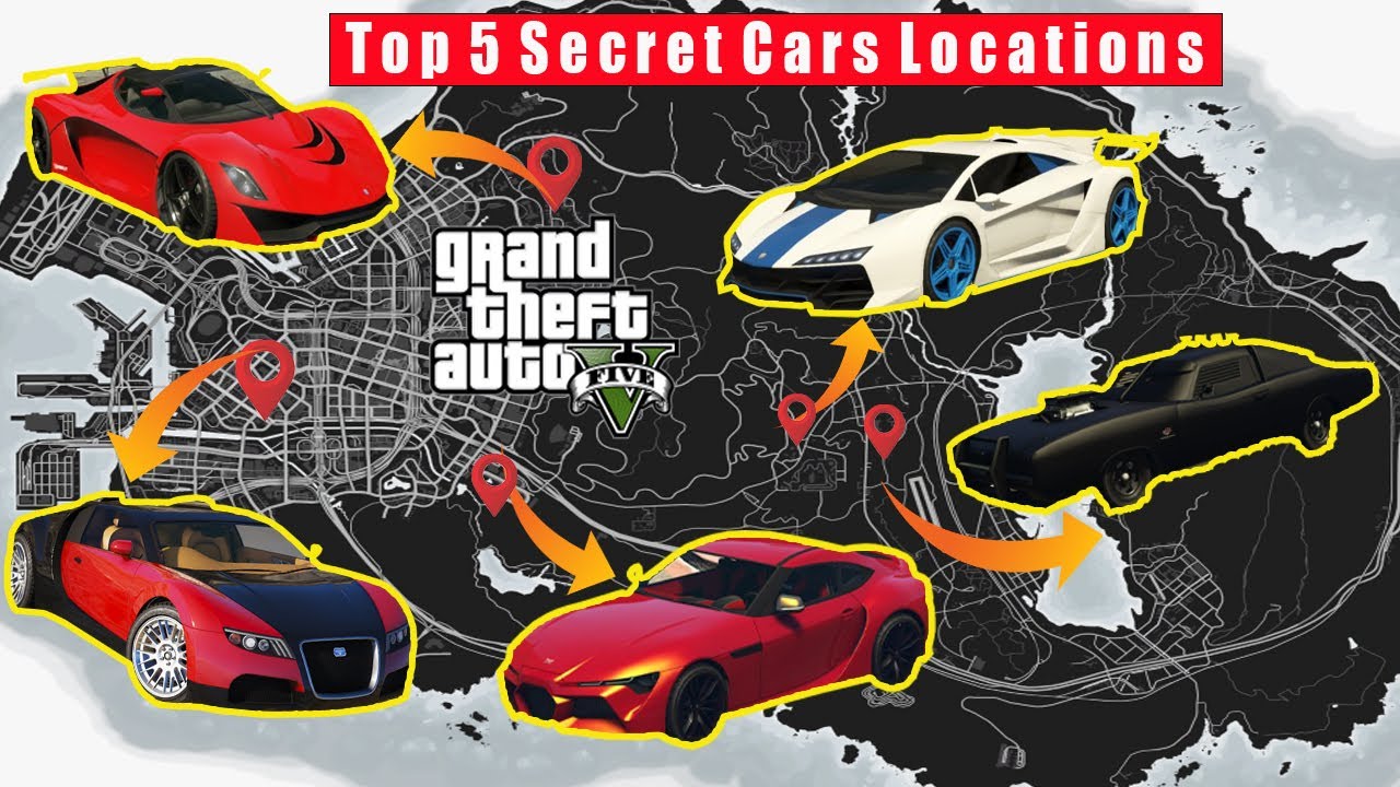 5 Rare Hidden Cars Location in GTA 5 | NO MODS | Story mode | #gta5 ...