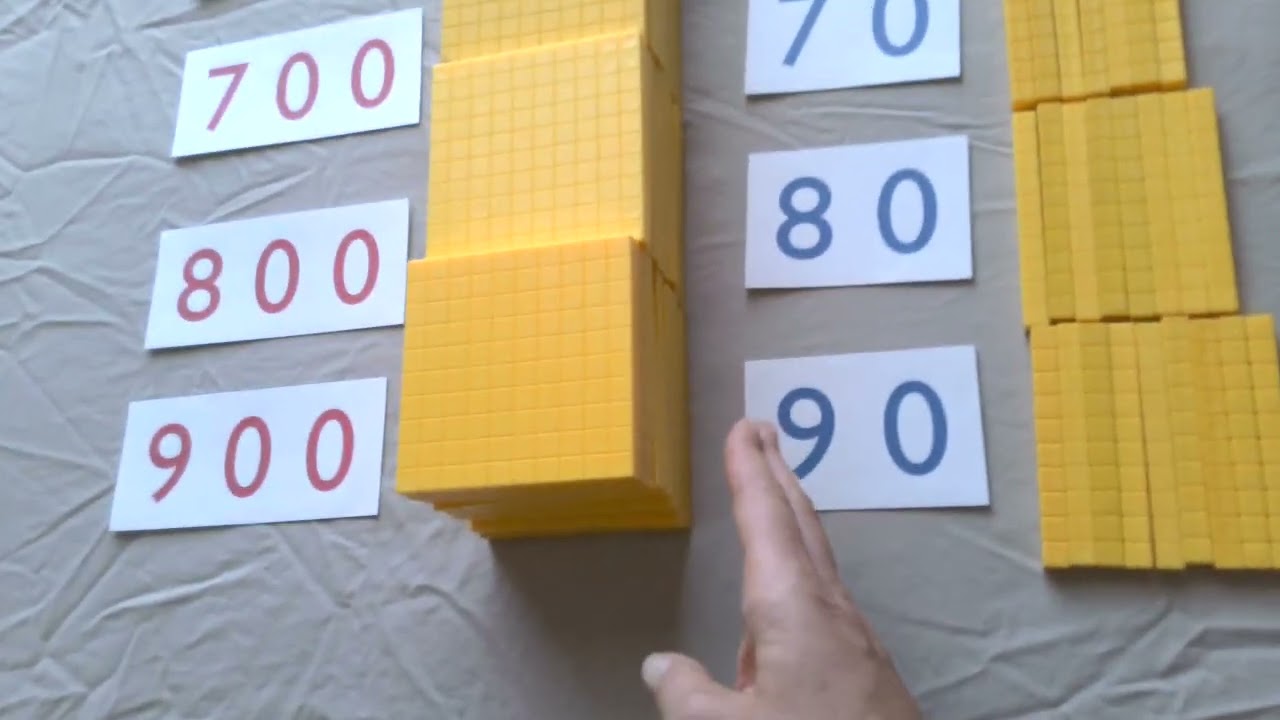 Bird's Eye View of the Decimal System | Montessori Math Lesson - YouTube