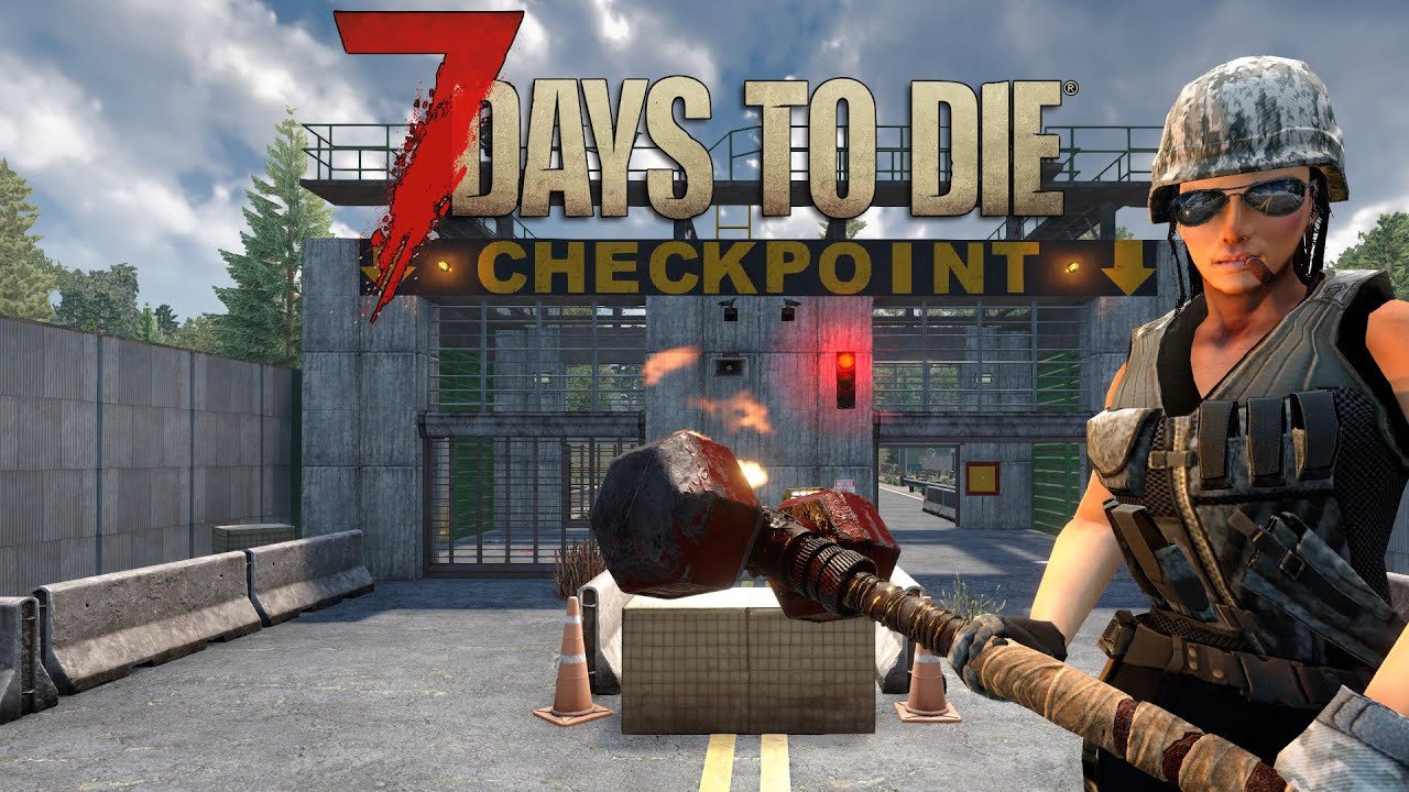 NDC Checkpoint & Airport! || 7 Days to Die Alpha 21 || Episode 004 ...