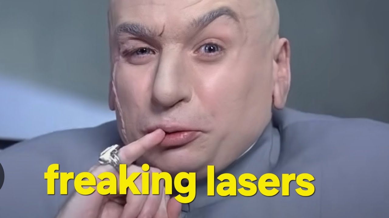 Freaking laser beams - YouTube