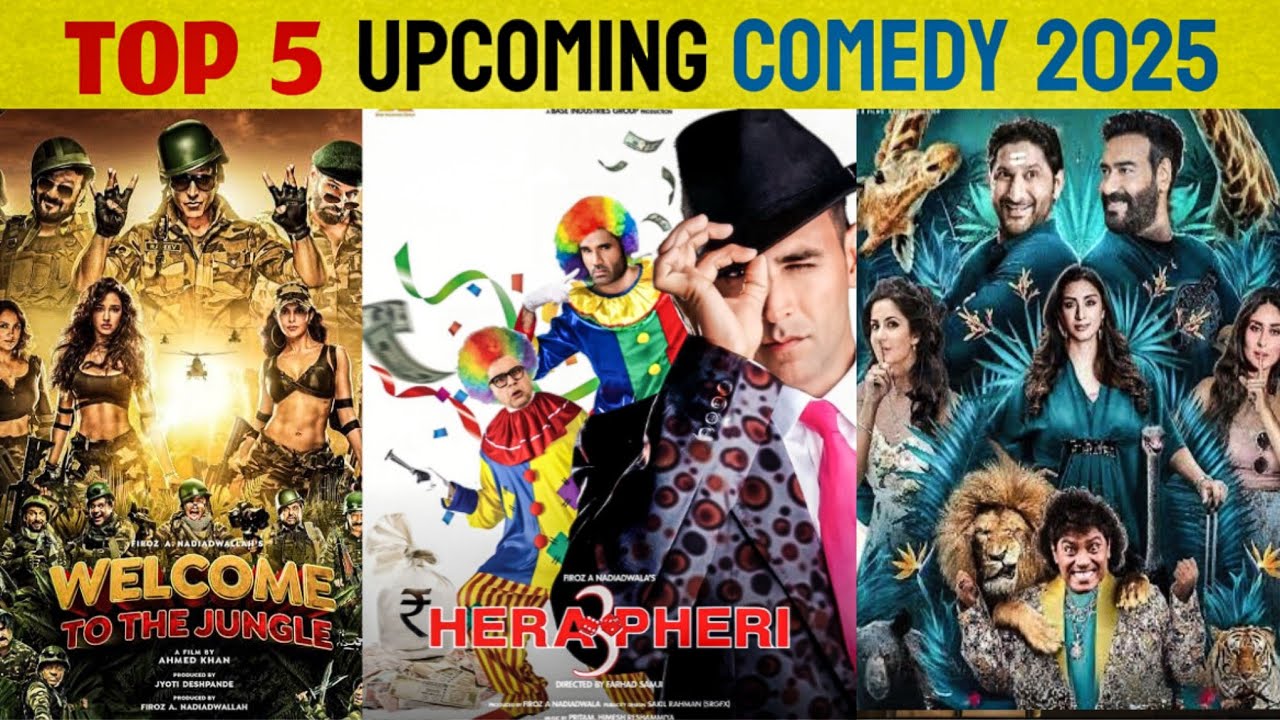 Top 5 Upcoming Comedy Movies 2025/2026 ll 5 Biggest Upcoming Comedy ...