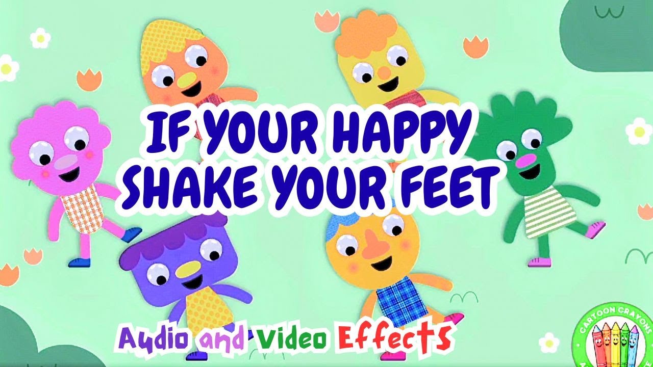 If your Happy Shake your Legs by: Noodle & Pals | Children Song | Remix ...