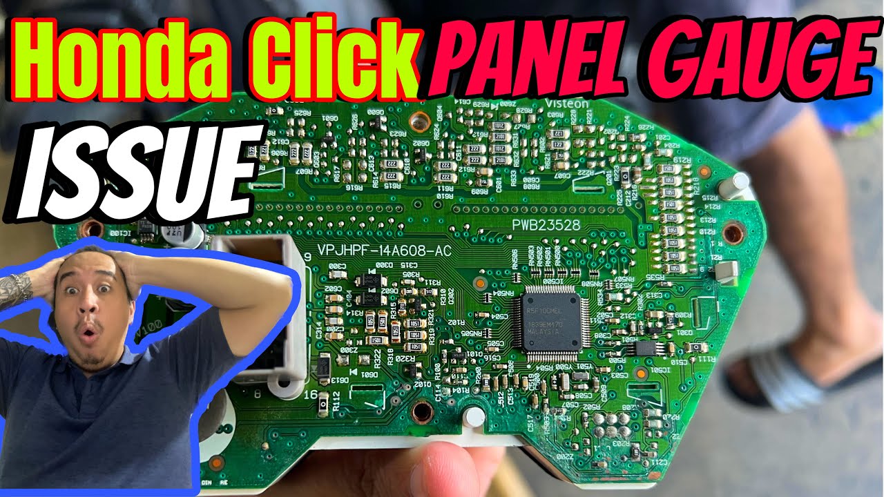 Honda Click Panel Guage SIRAIN | Water Damage | Palit Motor naba? Honda ...
