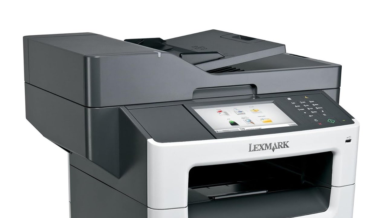 تفاصيل وطريقة إستخدام الطابعة LEXMARK MX611DHE الإحترافية - YouTube