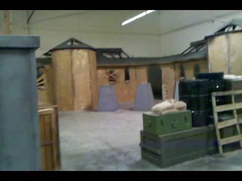 Insight Interactive Airsoft Field walkthrough - YouTube