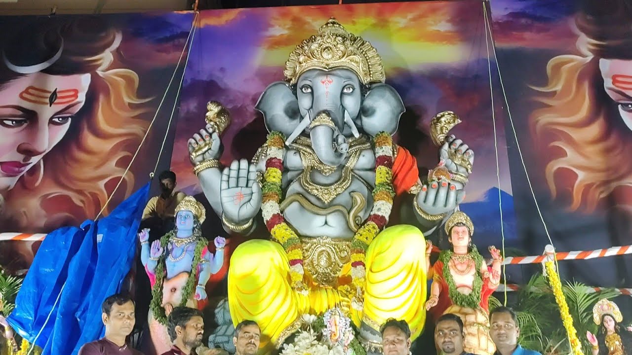 😀Bangalore Tannery Road | Ganesha wonderful Celebration 🥳 on first day ...