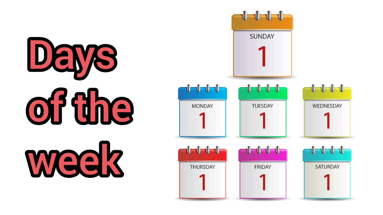 How to Pronounce Days of the week in American English - YouTube
