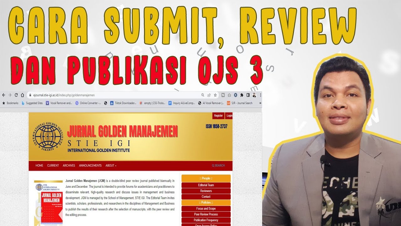 PROSES SUBMIT, REVIEWER SAMPAI PUBLIKASI ARTIKEL DI OJS 3 - YouTube