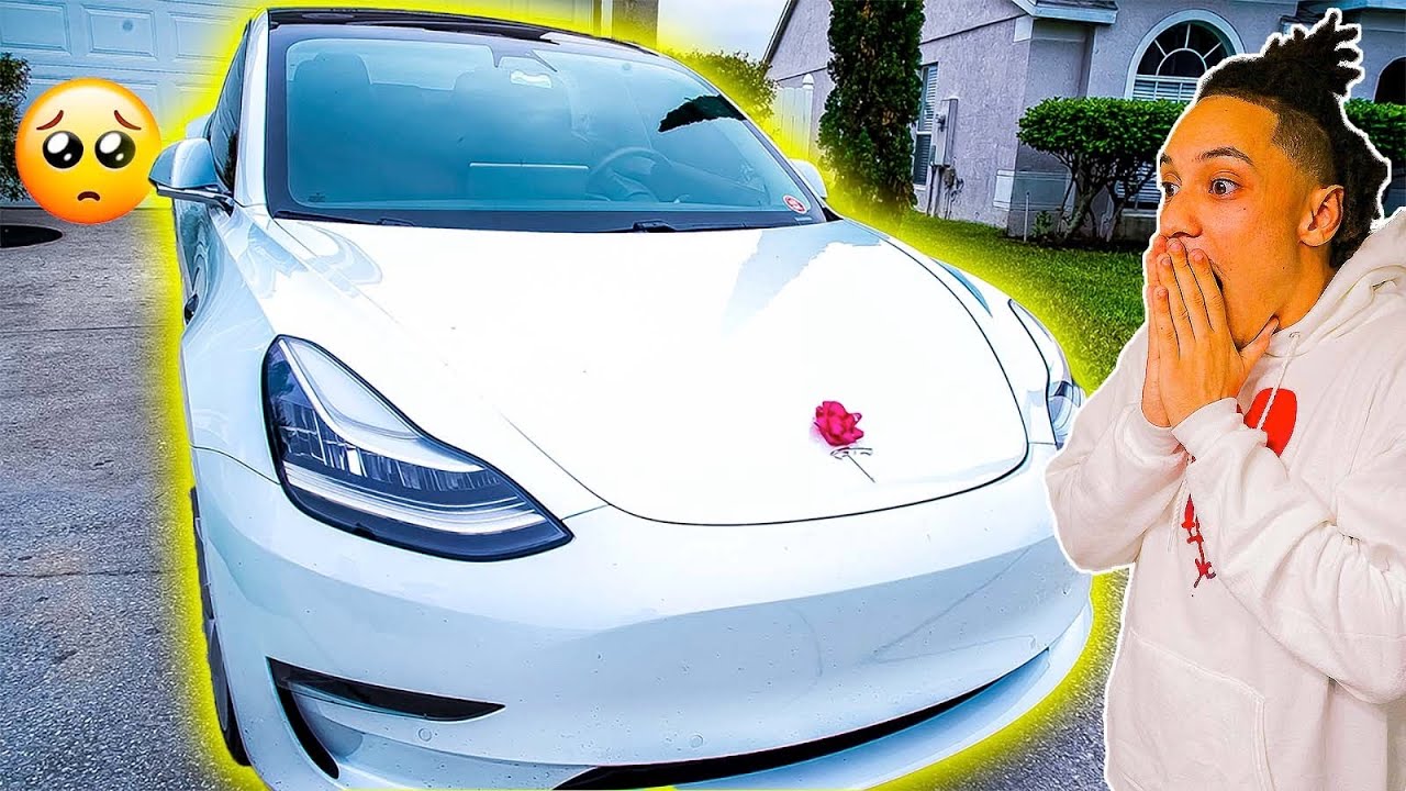 We Surprised Our Brother With A TESLA!! **EMOTIONAL** - YouTube