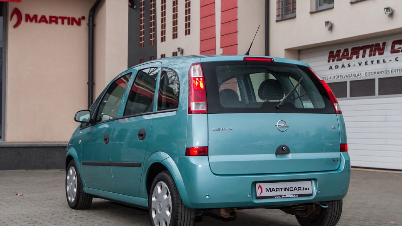 Opel Meriva 1.6i Oriental Blue - YouTube
