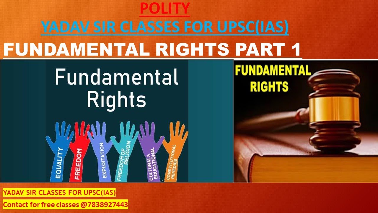 FUNDAMENTAL RIGHTS PART1 l YADAV SIR UPSC l IAS - YouTube