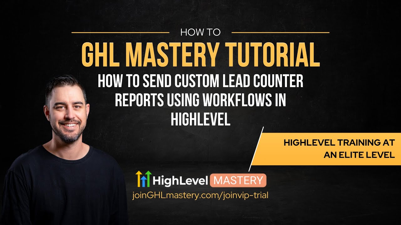 How To Create Lead Count Reporting In Workflows - YouTube