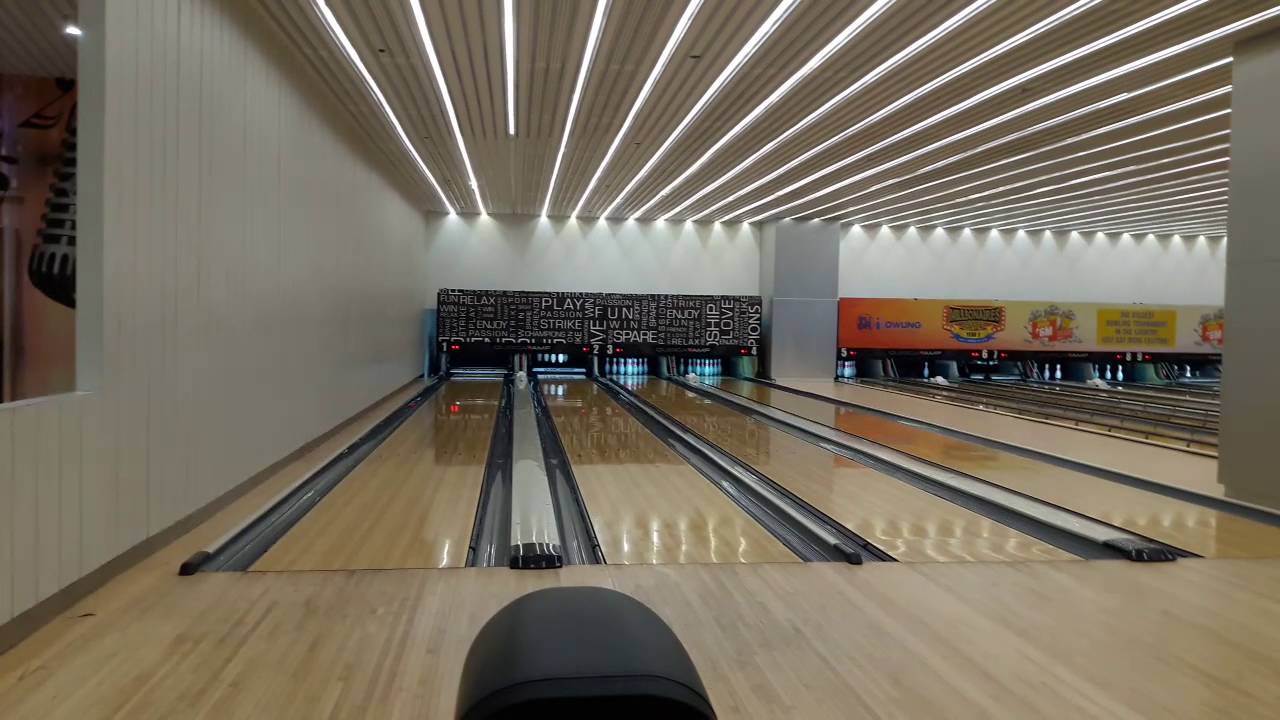 Bowling at SM seaside Cebu - YouTube