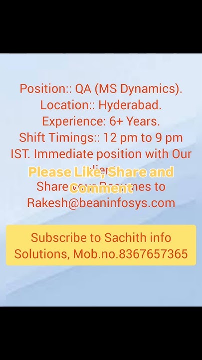 Hiring Qa Qa Testingjobs Youtube