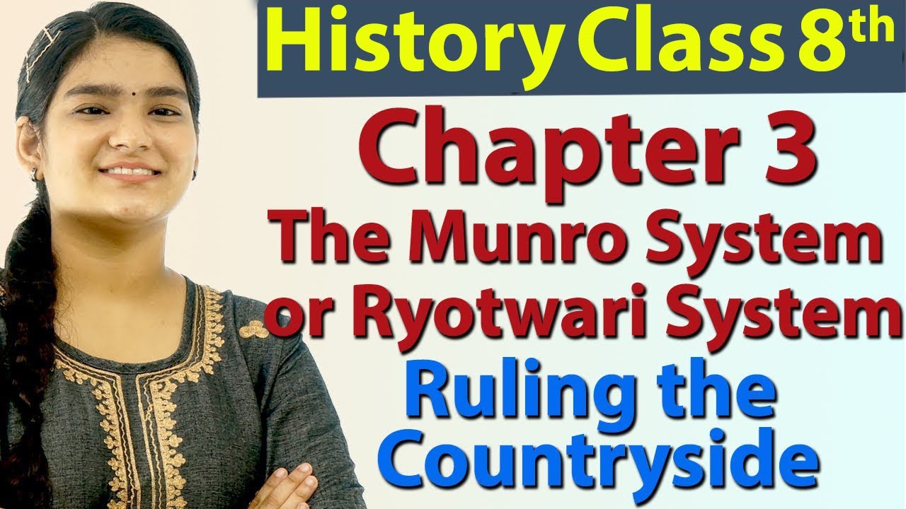 The Munro System or Ryotwari System - Ch 3 - Ruling the Countryside ...
