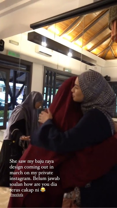 Suka tengok cara Neelofa...Izara Aishah Nak Salam Terus dia Peluk... - YouTube