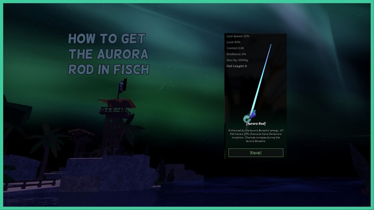 How to get the Aurora Rod in Fisch - YouTube