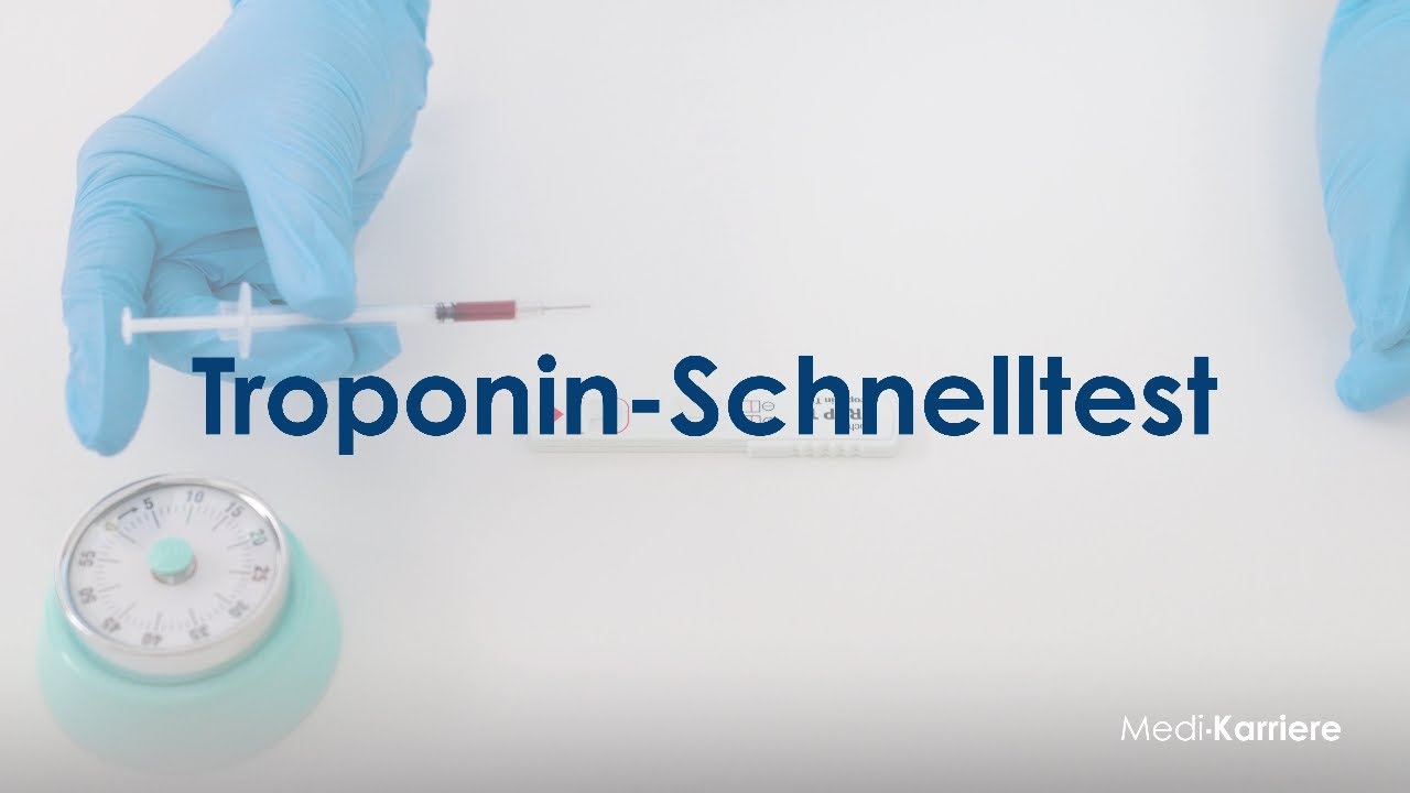 Troponin-Schnelltest - Durchführung - YouTube