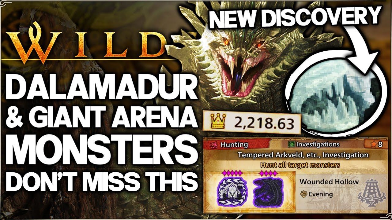 Monster Hunter Wilds - Dalamadur, Free Gold Crown Monsters, Unlocks ...