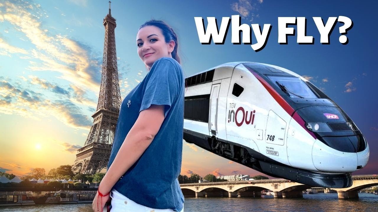 6hrs on the best High Speed Train to Paris - Review inOUI 4K - YouTube