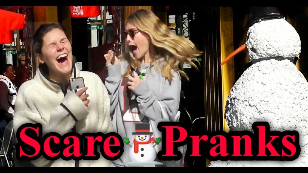 FUNNY Snowman Prank-Scare Prank - YouTube
