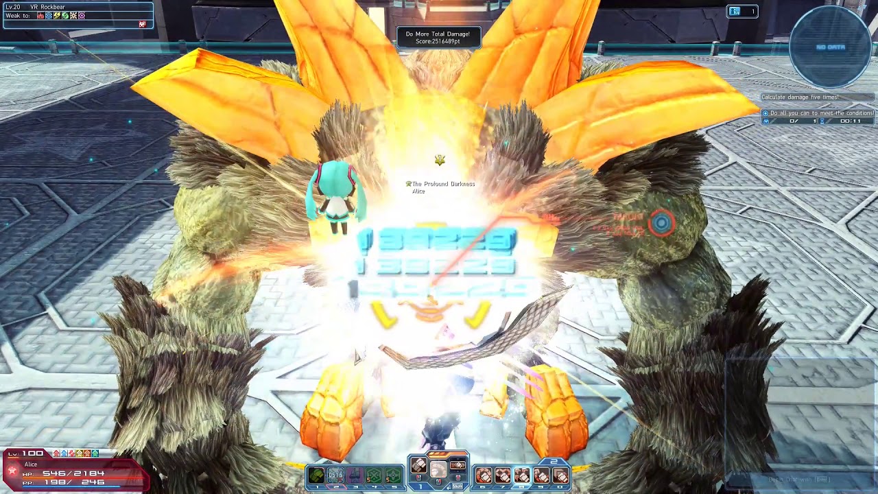 PSO2 FiEt Trailblazer Knuckles 13 Million Damage Test - YouTube