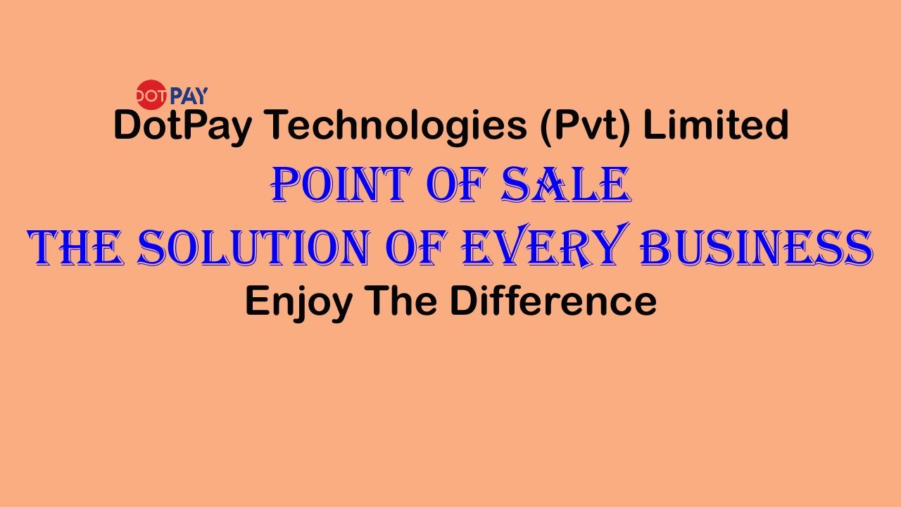 DOTPAY POS DEMO 2023 - YouTube