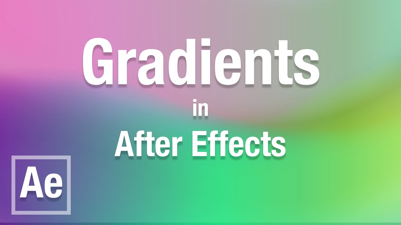 Creating a GRADIENT effects in After effects - Day 6 - YouTube