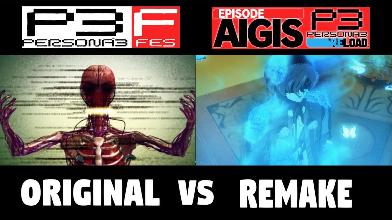 Shadow Protagonist Death Scene Original vs Remake - Persona 3 Reload ...